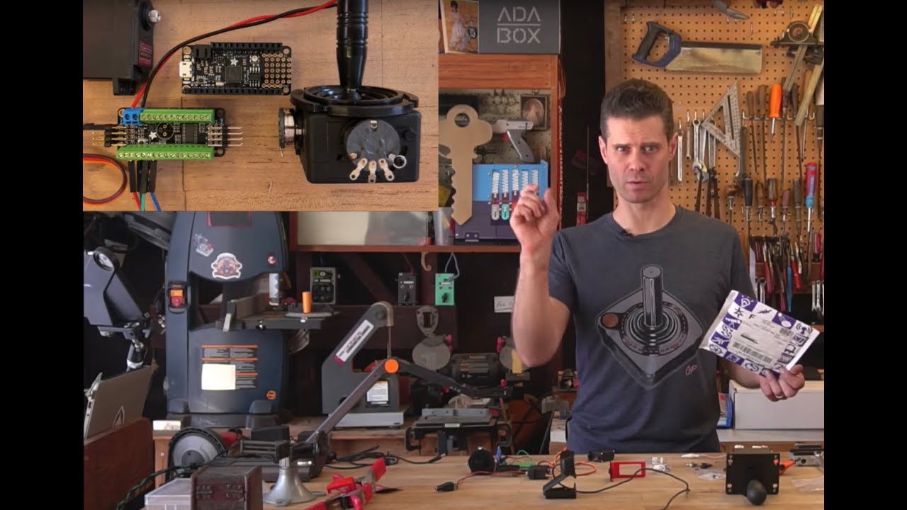 JOHN PARK'S WORKSHOP LIVE 3/29/18 Pan Tilt Camera Rig @adafruit @johnedgarpark #adafruit - YouTube