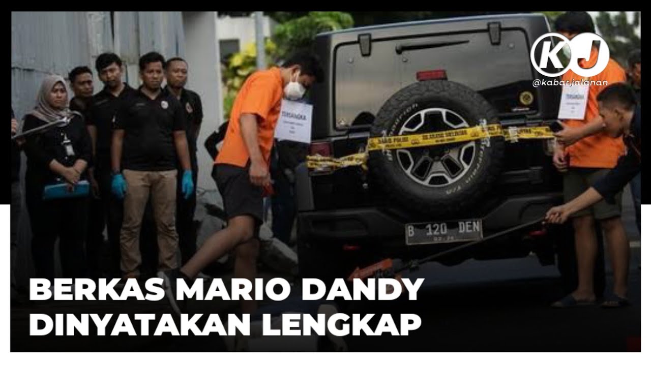 JAKSA TUNGGU POLISI SOAL PELIMPAHAN MARIO DANDY USAI BERKASNYA LENGKAP ...