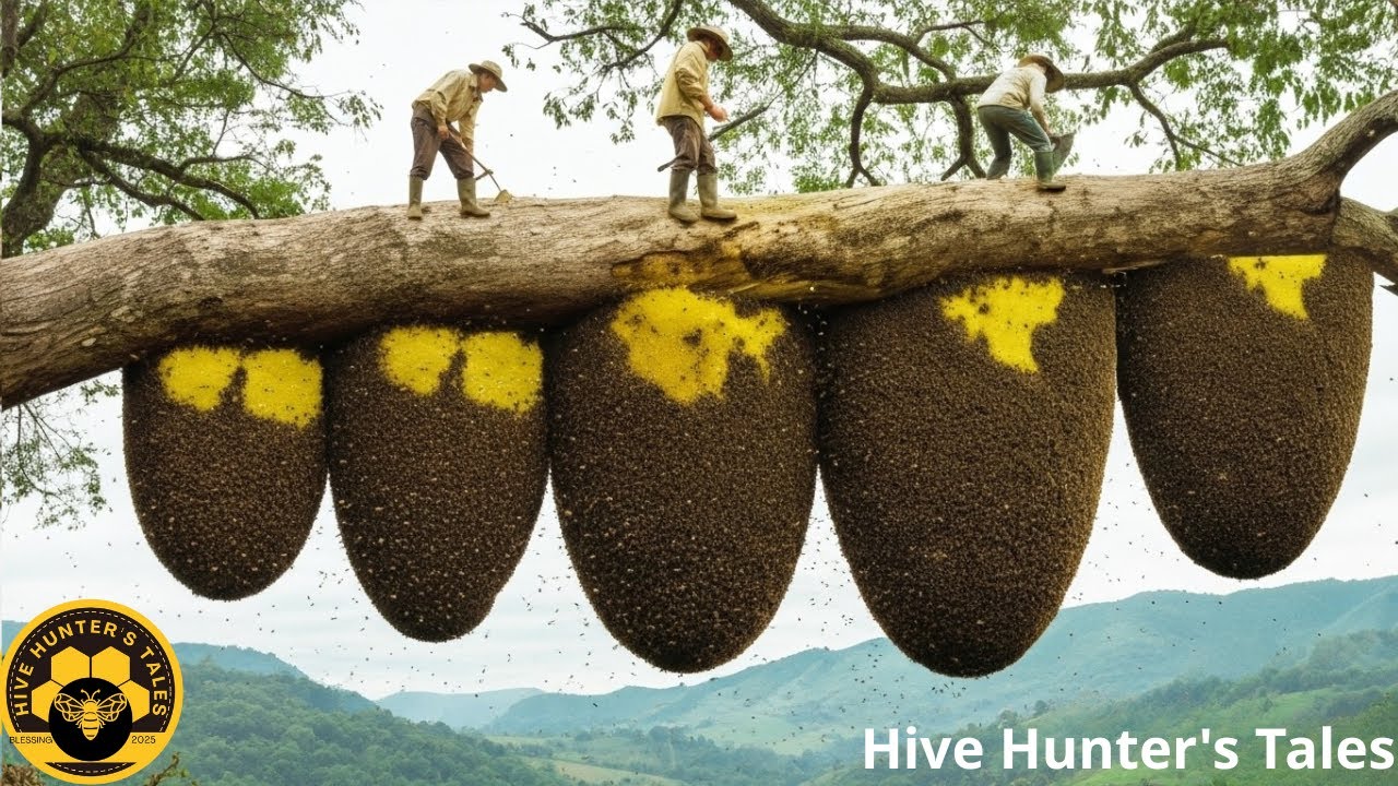 Journey for Giant Wild Honey: Harvesting the Rarest Honey at Daring ...