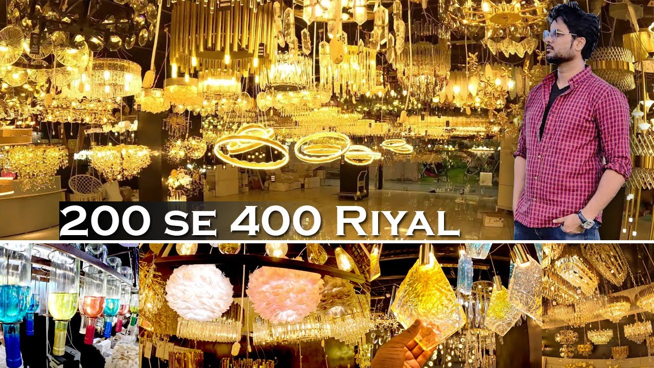 Souq Haraj 🇸🇦 Fanoos, Jhoomer & Fancy Lights Chandeliers 😍 Reasonable ...