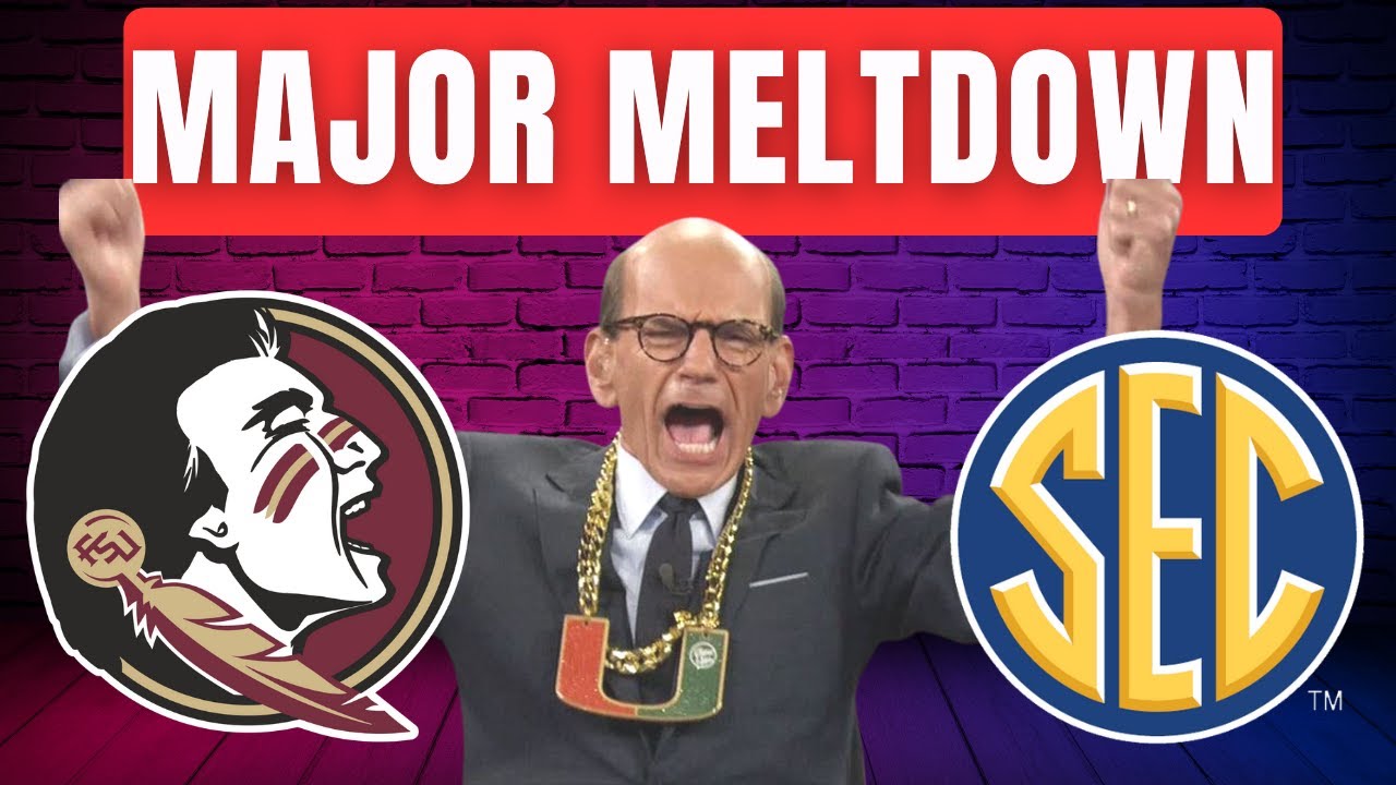 FSU HATER Paul Finebaum PAYS for SEC Love Fest - YouTube