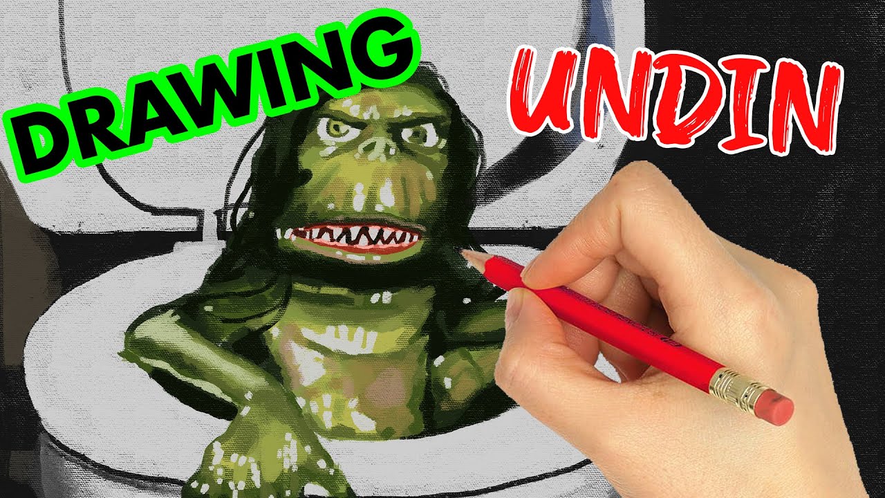 how to draw Undin | Art Therapy - YouTube