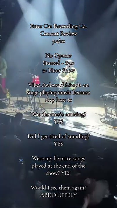 Peter Cat Recording Co. at Irving Plaza - YouTube