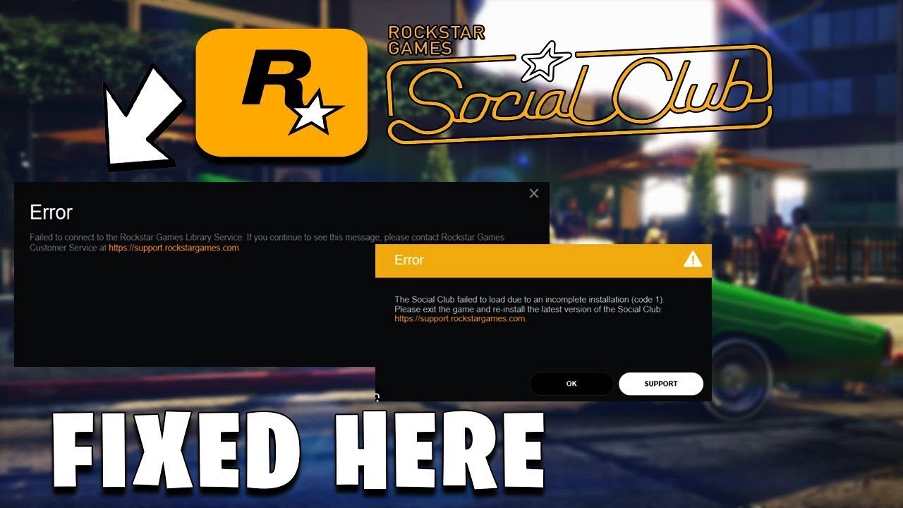 How to Fix Rockstar Games Launcher & Social Club Errors (2024) | Step ...