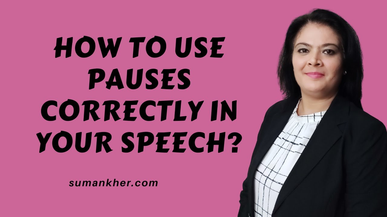 How to use pauses correctly in your speech - YouTube