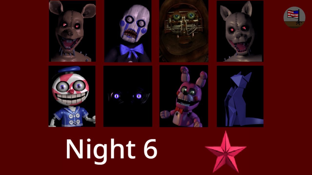 Five Nights at Candy's 3: Alternate Dimension || Night 6 Complete (FNaC ...
