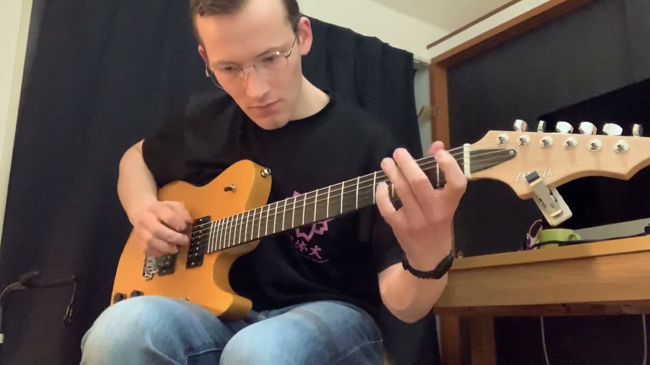 だぶんにんげん - 空白ごっこ - Aaron Decker, Tokyo, 2021 Cover (Guitar) - YouTube