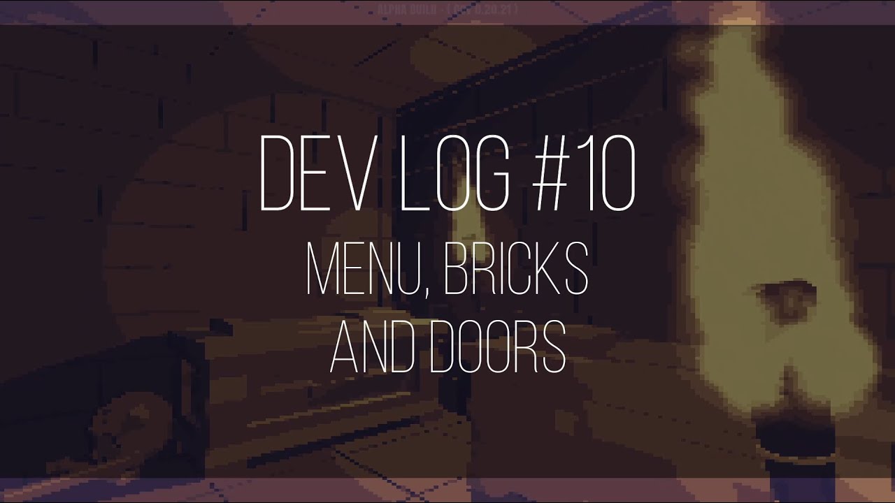 Crytter | Dev Log #10 - Menu, Bricks and Doors - YouTube