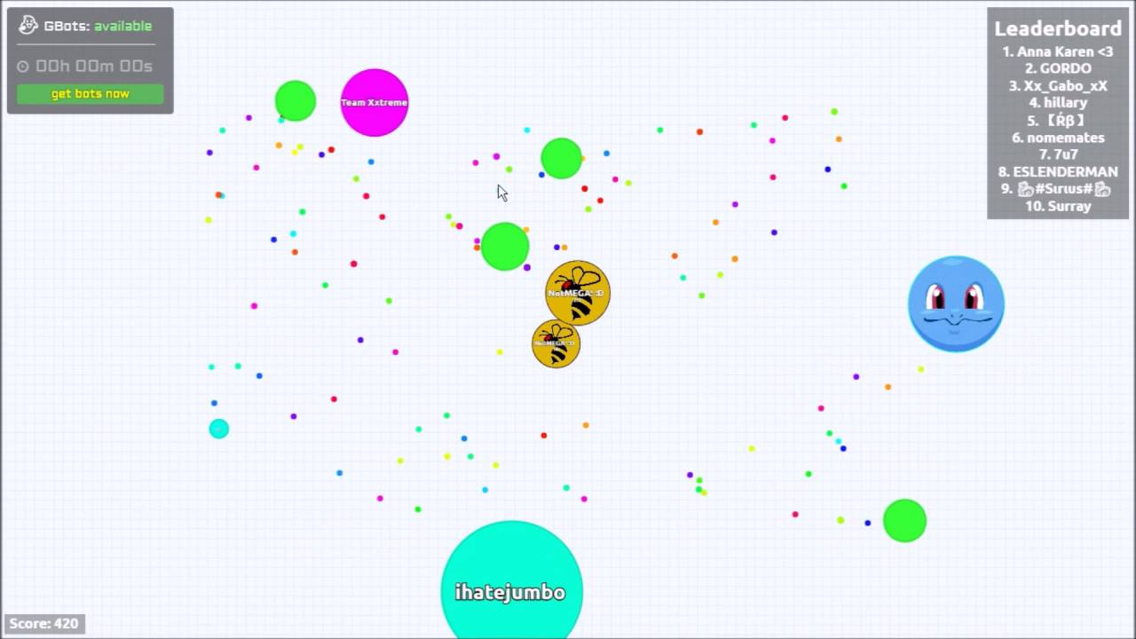 AGAR.IO BOTS GIVEAWAY WINNERS! - YouTube