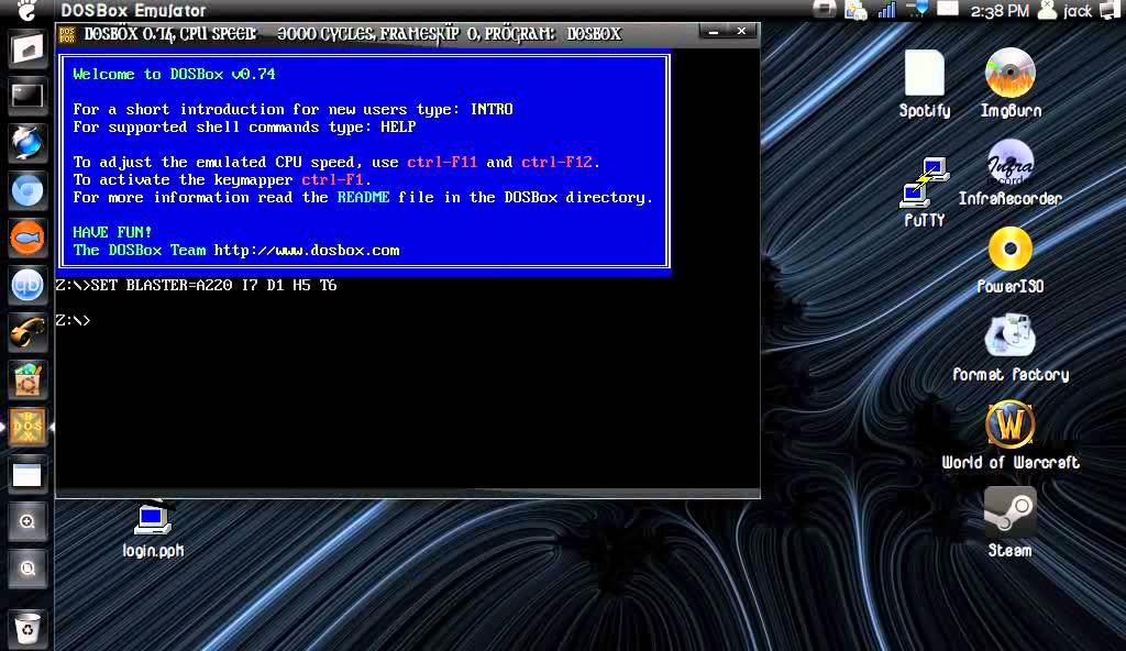 Dos-box-Linux - YouTube