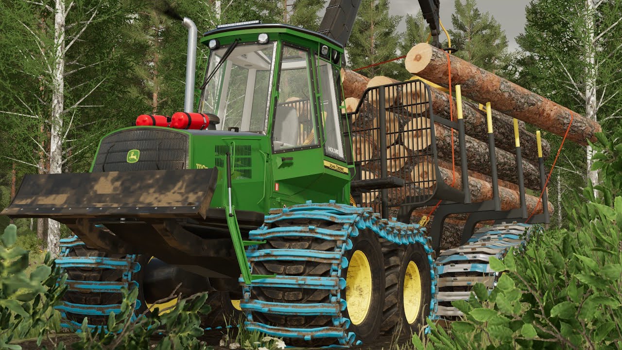 Some real time unloading FS22 Mantykoski E5 - YouTube