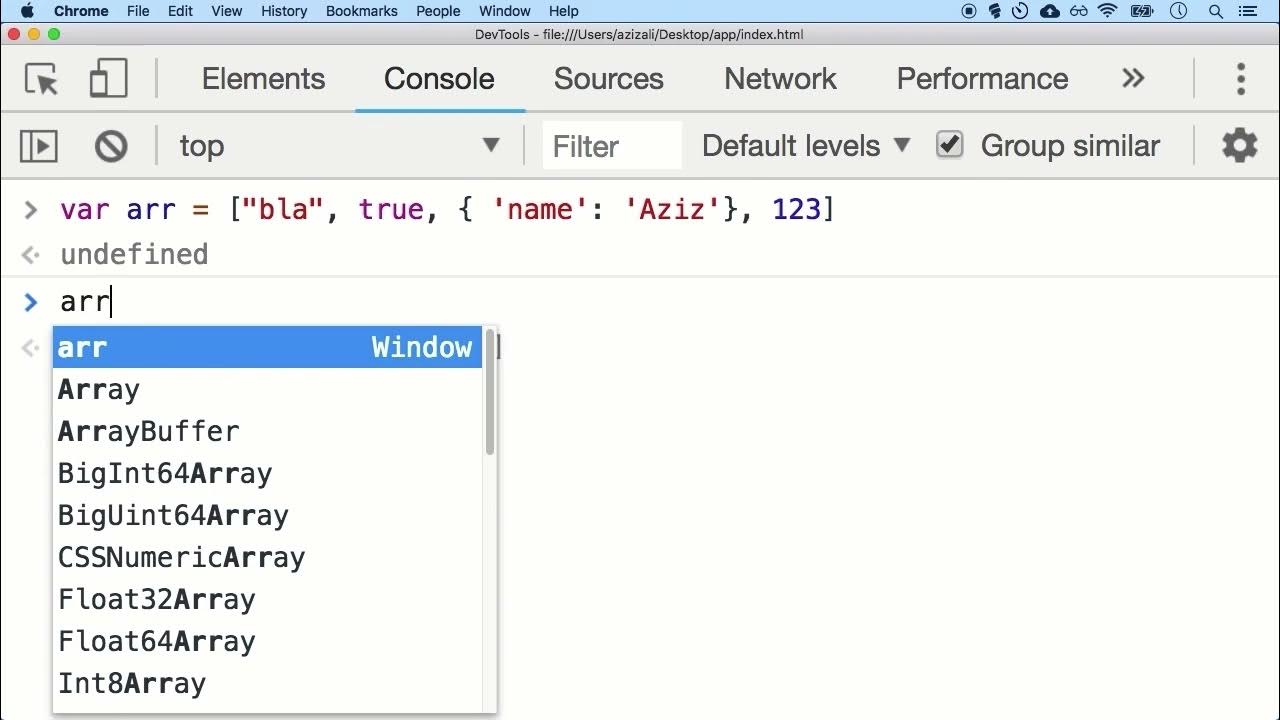 Lesson 13: Intro to Arrays in JavaScript - YouTube