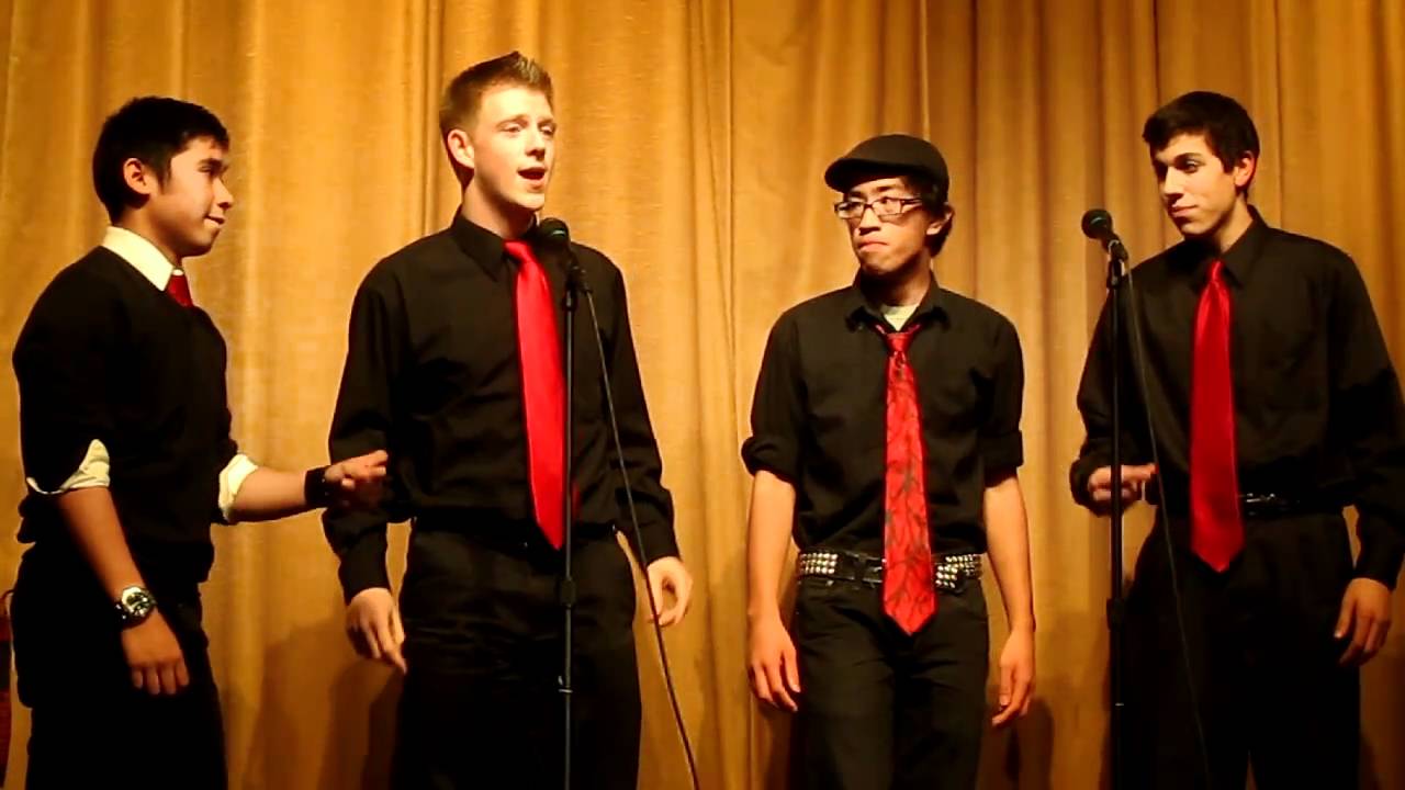 CW Men's Quartet from Key Club Competition (They made regionals!) - YouTube