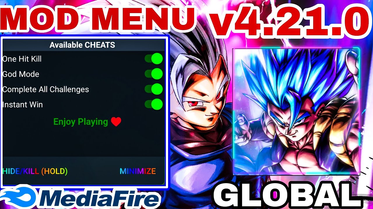 Dragon Ball Legends MOD MENU v4.21.0 APK / Z+ Equipment Hack / 14 Star ...