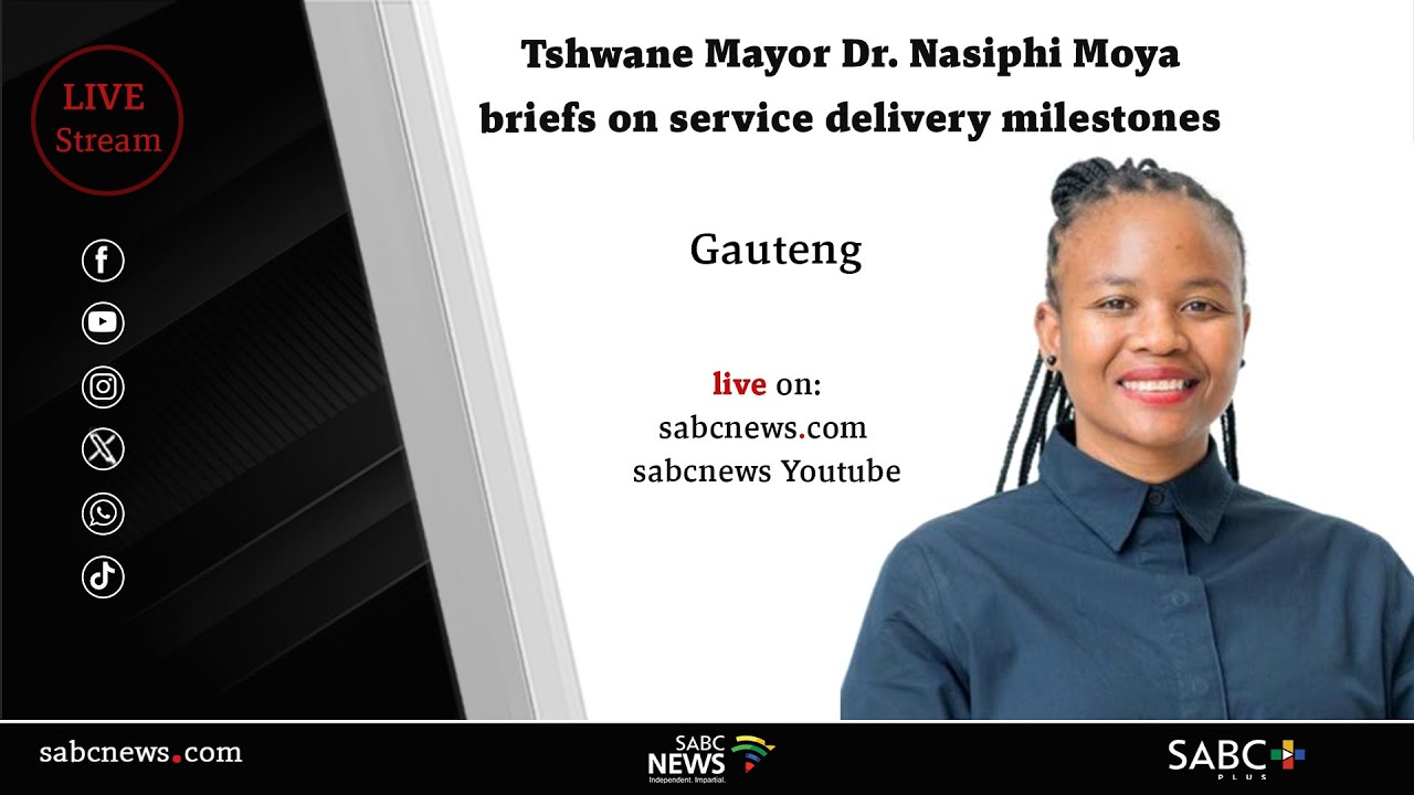 100 Days Report Back I Tshwane Mayor Dr. Nasiphi Moya briefs on service ...