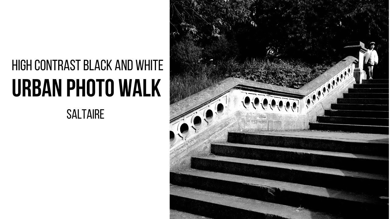 Urban Street photography - High contrast Black and White - Saltaire ...
