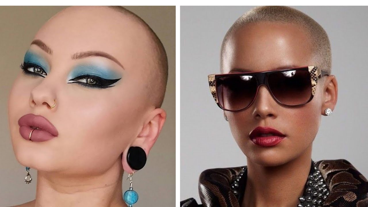 Buzzed hair cut ideas for women's and girls/ shaved head - YouTube