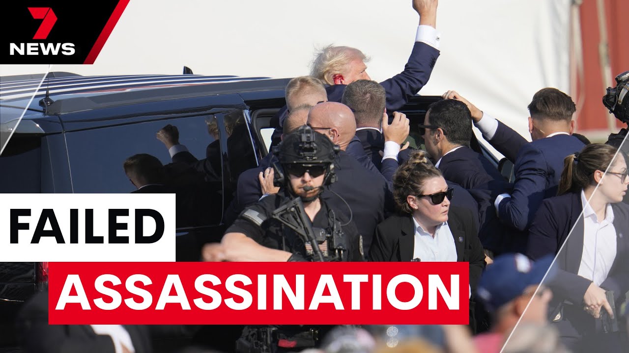Failed assassination on Donald Trump | 7NEWS - YouTube