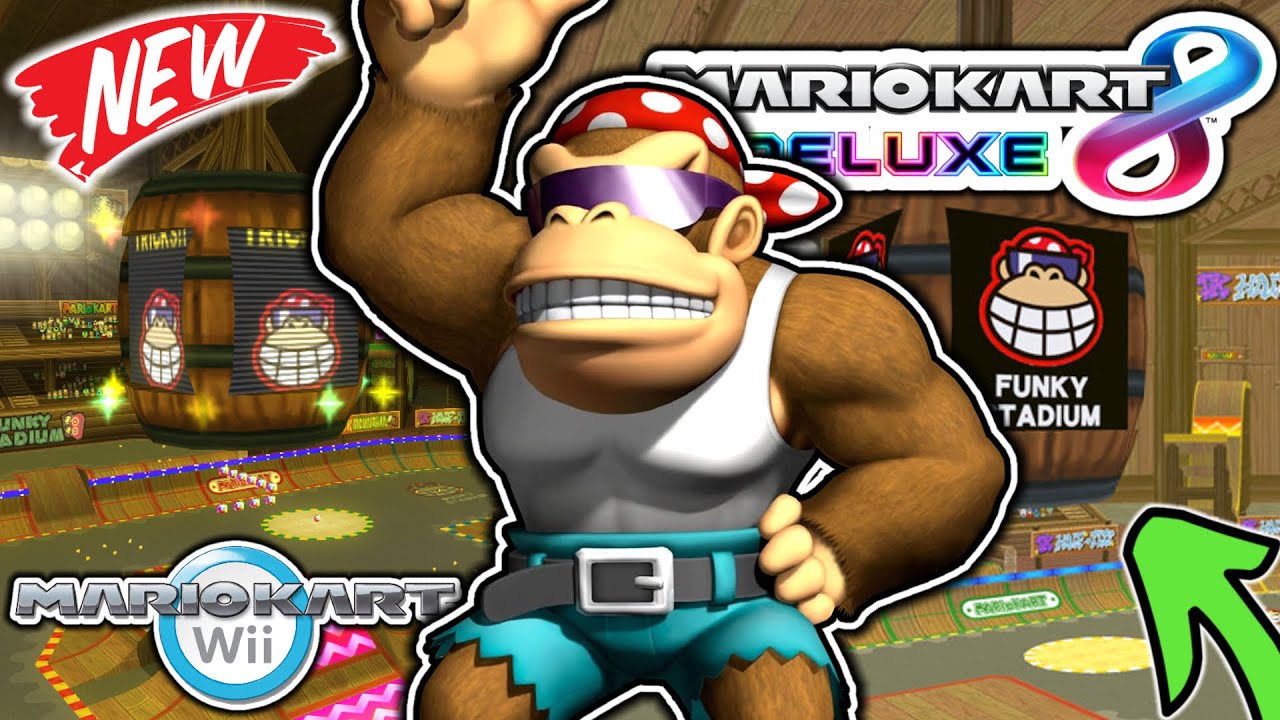 Wii Funky Stadium REMADE in Mario Kart 8 Deluxe! - YouTube