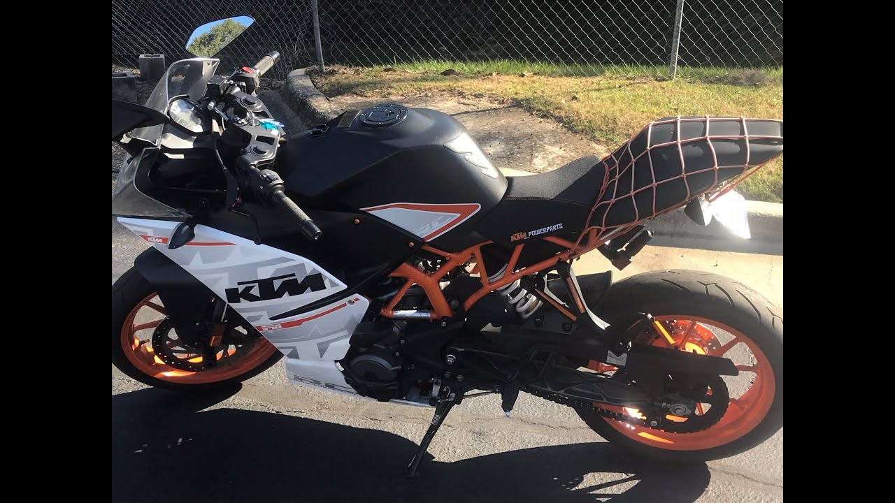 KTM RC390 Storage - YouTube