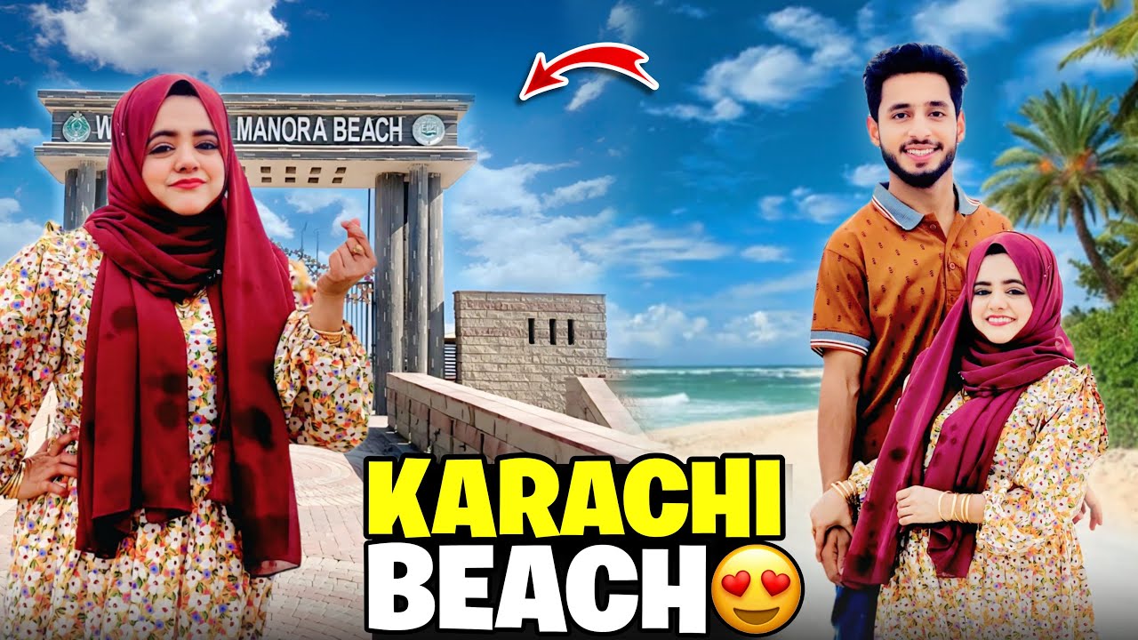 Karachi Ka Samandar || We Visit Karachi Manora Beach 🥰 || Vlog Late ...