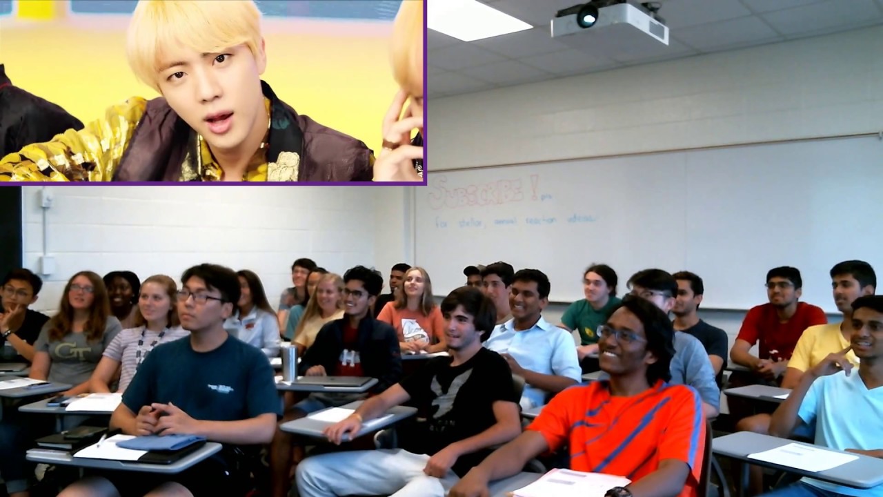 English Class at Georgia Tech REACTS to BTS (방탄소년단) "IDOL" - YouTube