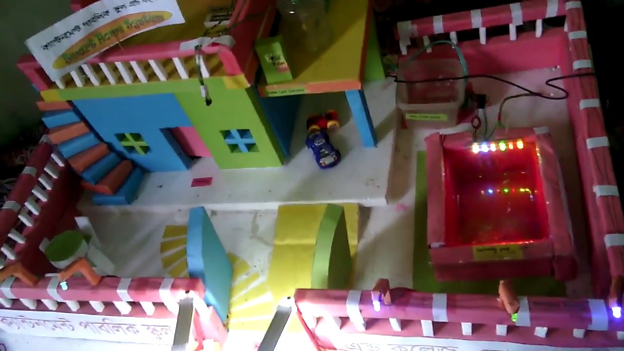 Smart home system, science fair project - YouTube