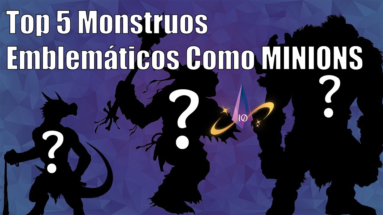 Top 5 Monstruos emblemáticos como minions - YouTube