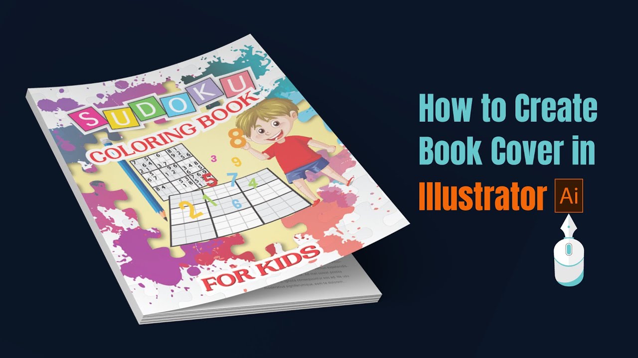How to Create Sudoku Book Cover for KDP | Book Cover Design | Coloring ...