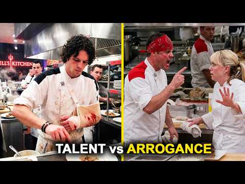 The Most Talented vs. Most Arrogant Chefs in Hell’s Kitchen!!