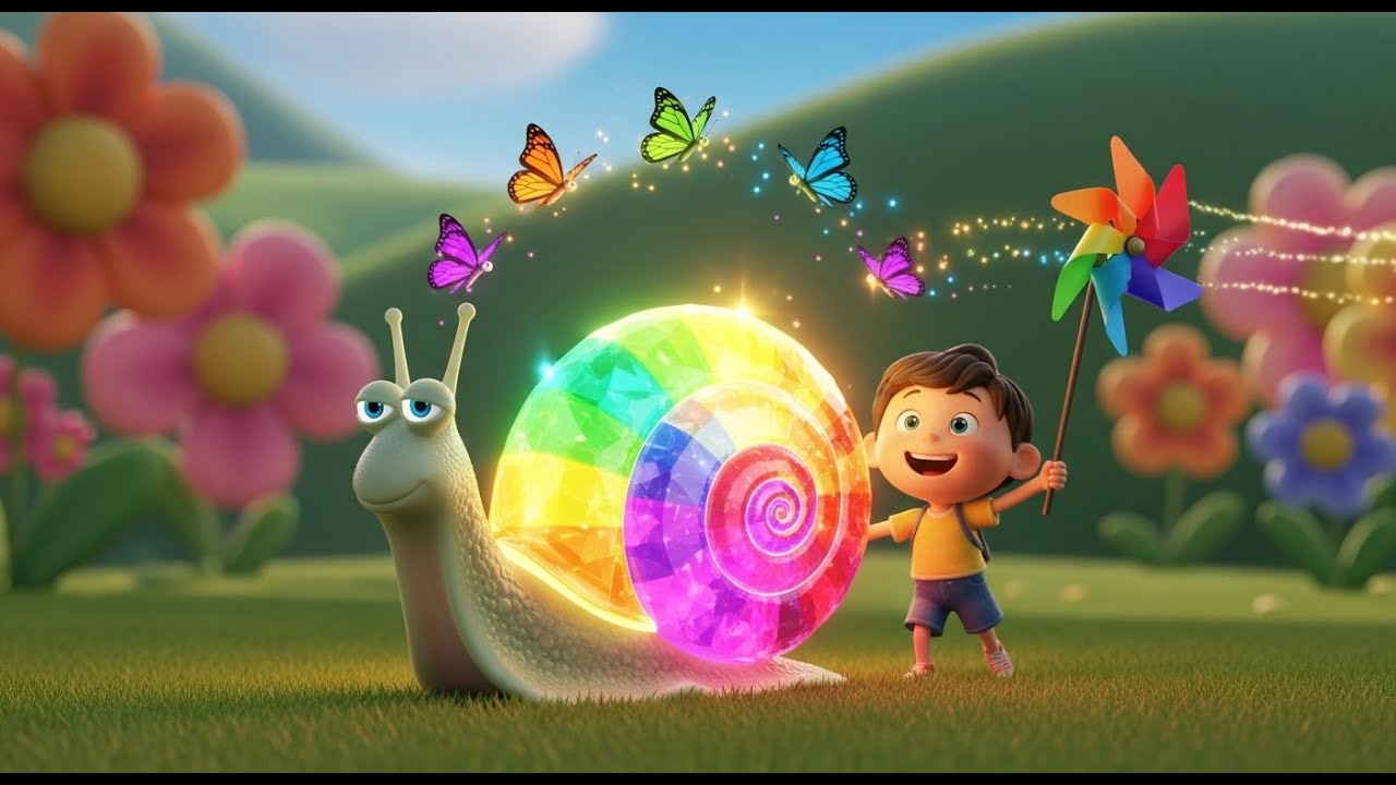 The Snail Who Learned Colors | Best Nursery Rhymes and Kids Songs ...