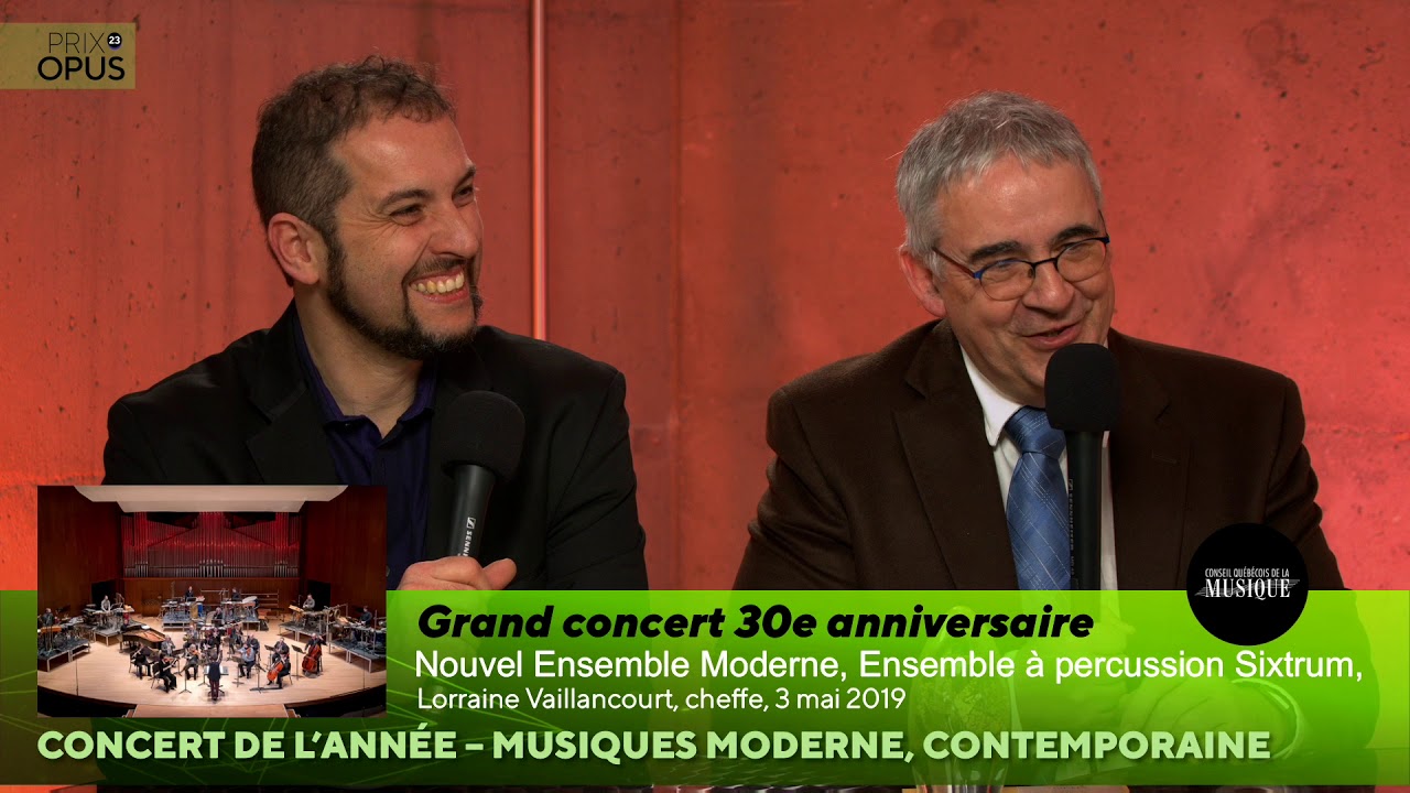 23e édition des PRIX OPUS. Concert de l'année - Musiques moderne ...