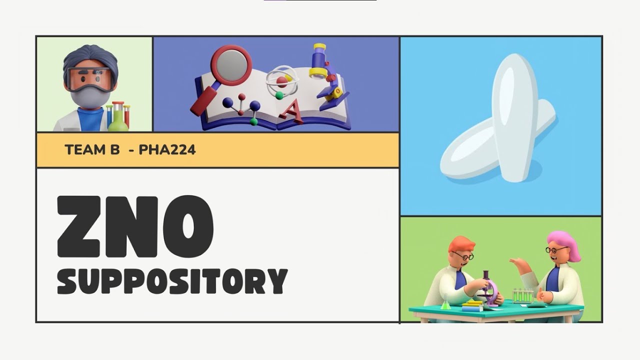 Team B PHA224 - Zinc Oxide Suppository - YouTube