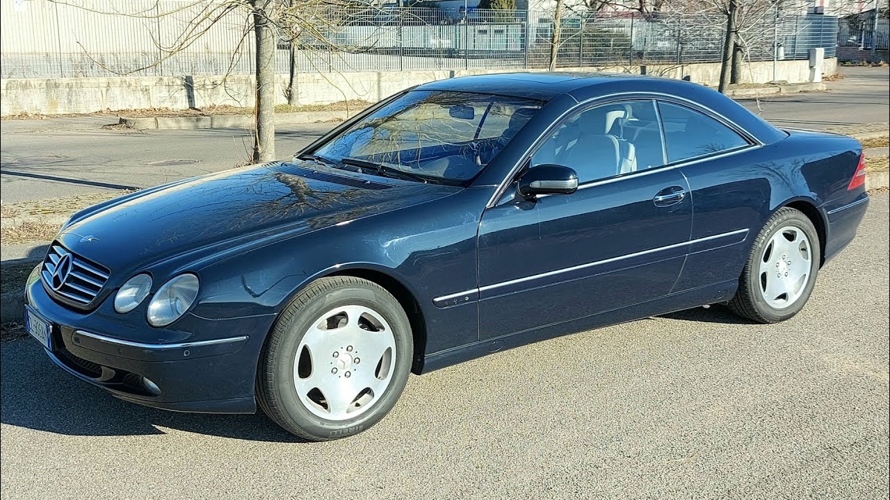 Mercedes-Benz CL 600 C215 5.8 V12 (2000) onboard - YouTube