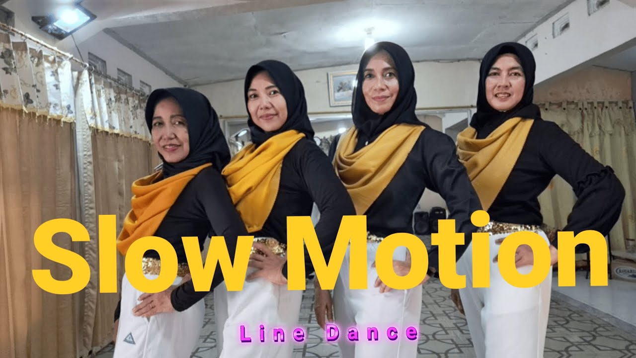 Slow Motion Line Dance // Demo by VRISTY Class - YouTube