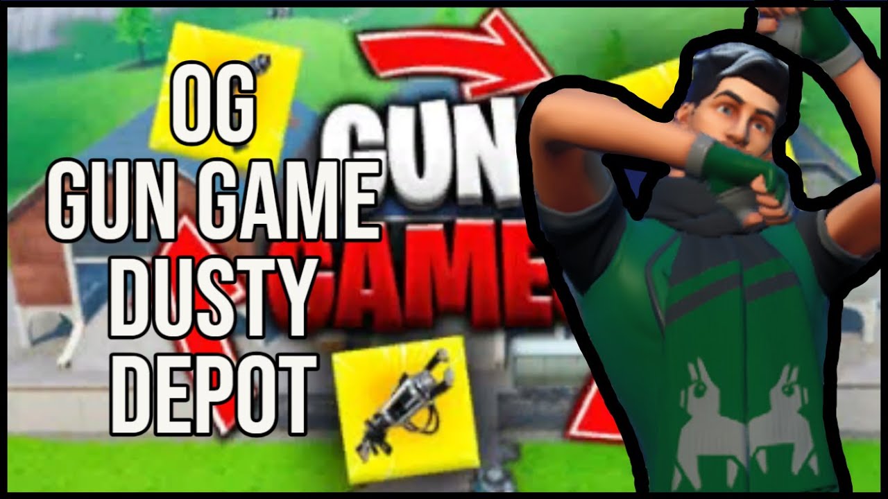 Playing OG Gun Game in Fortnite Creative - YouTube