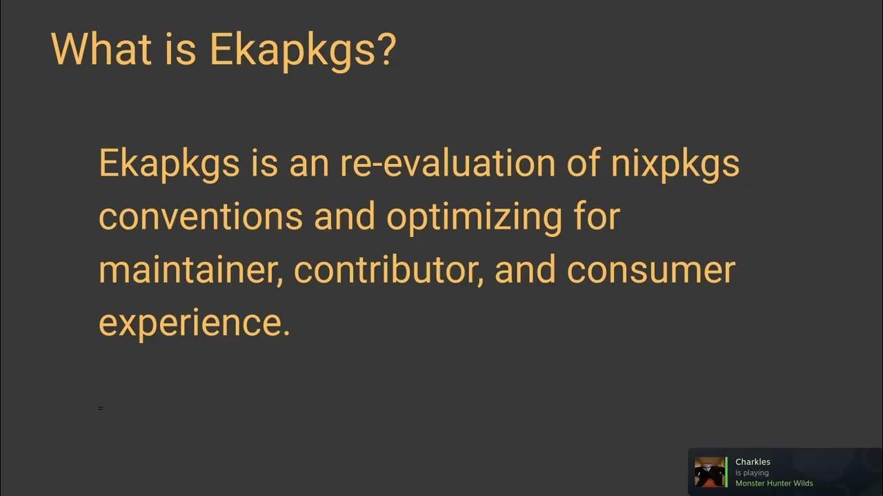Ekapkgs - Nixpkgs for mortal - YouTube