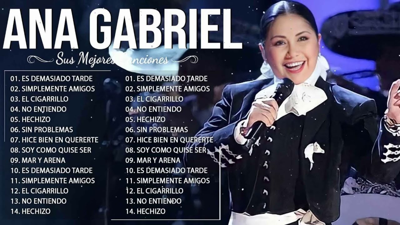 ANA GABRIEL SUS MAS HERMOSA CANCIONES 30 GRANDES EXITOS - LAS 30 ...