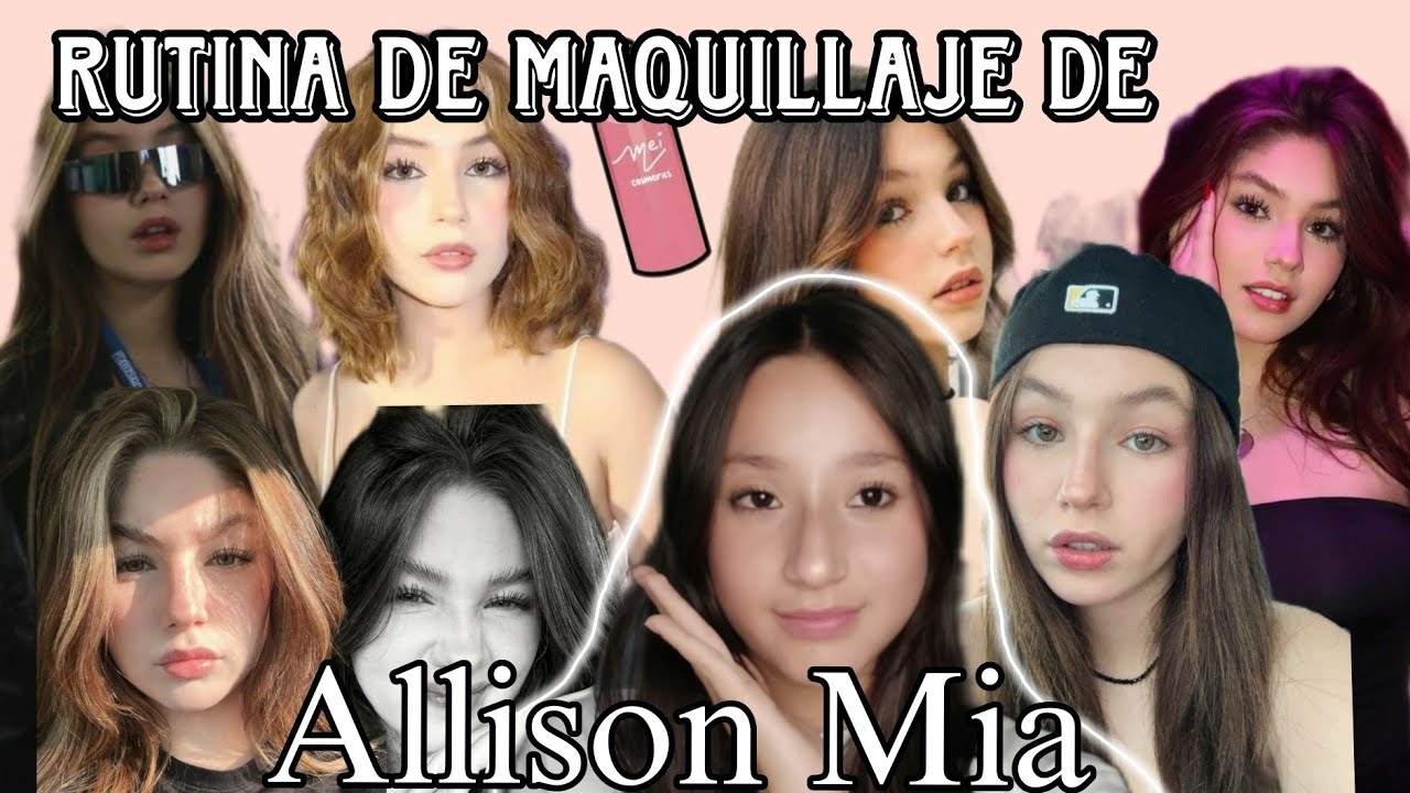Recreando la rutina de maquillaje de Allison Mia #2 | Juanita.sto - YouTube