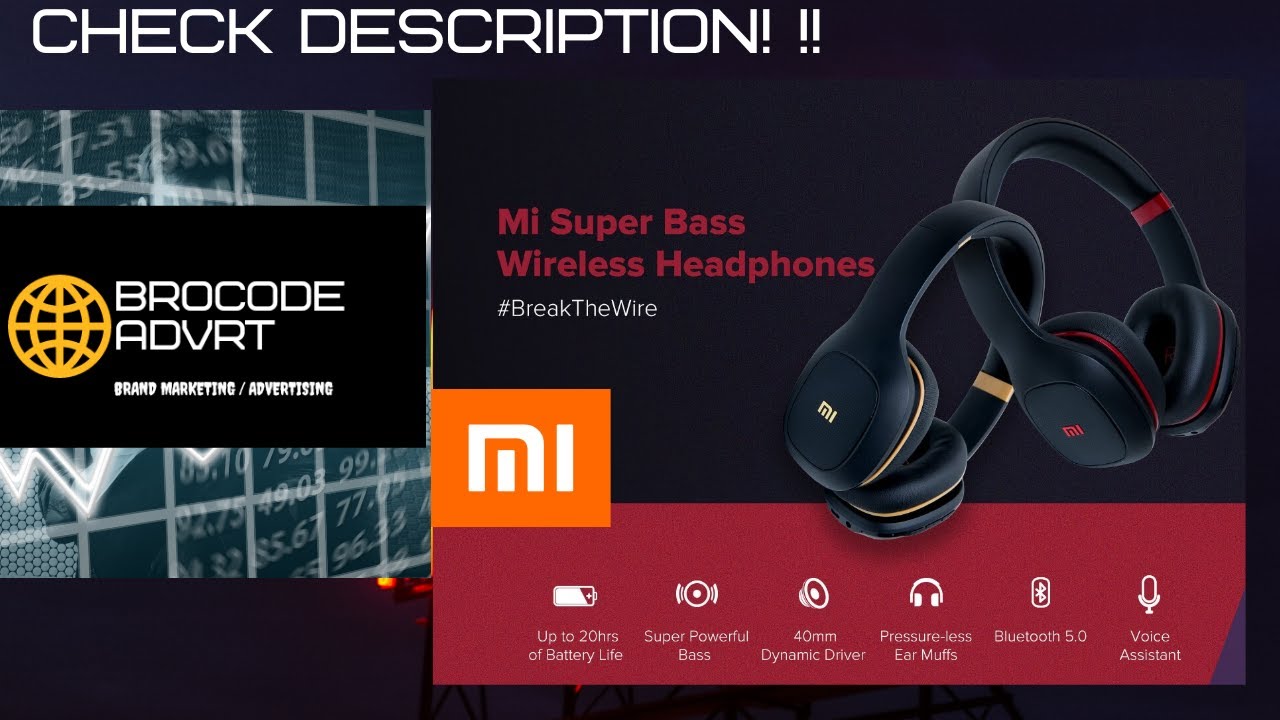 Introducing Mi Super Bass Wireless Headphones | Xiaomi | Brocode Advert ...