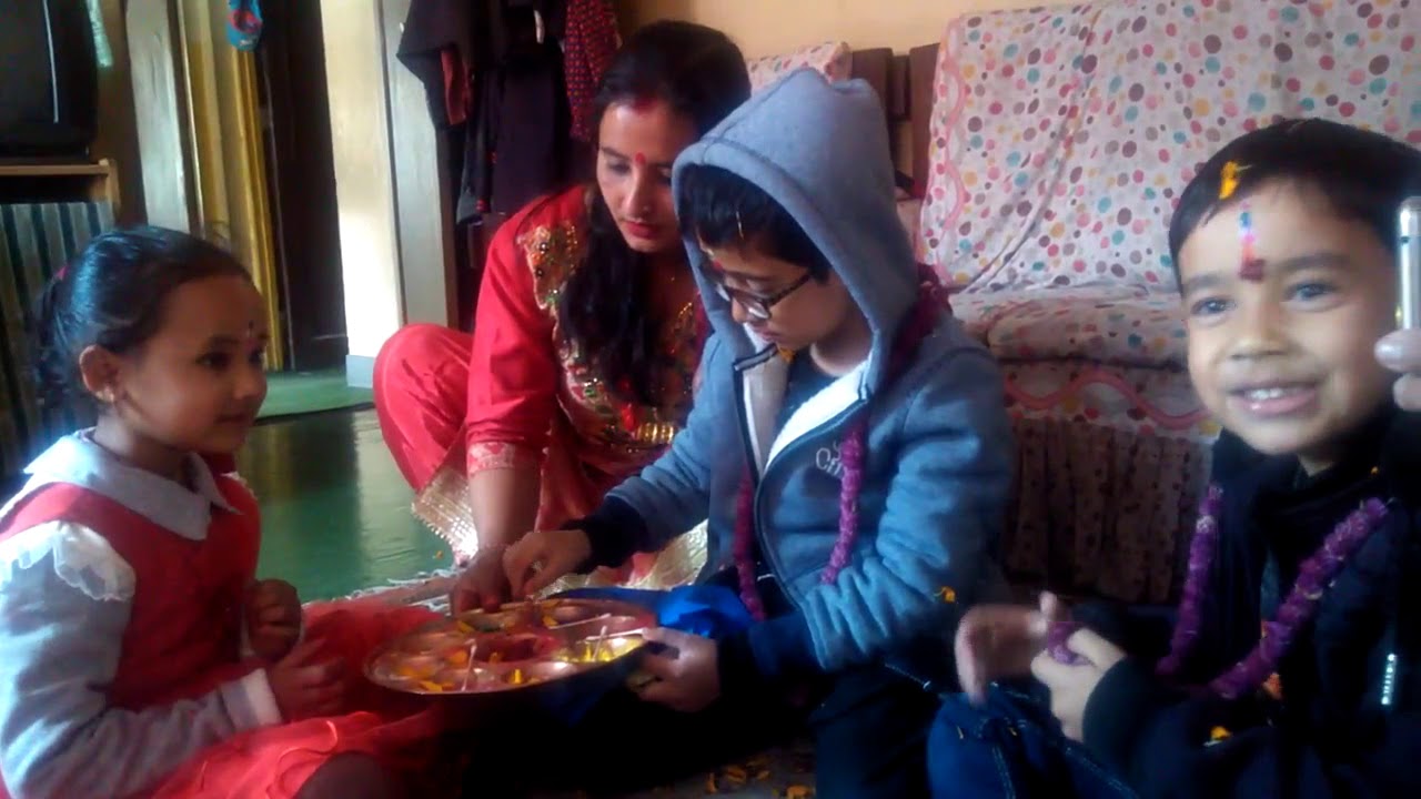 Happy Tihar !!! Best moment of Tihar (diwali ) 2018, Bhai tika !Happy ...