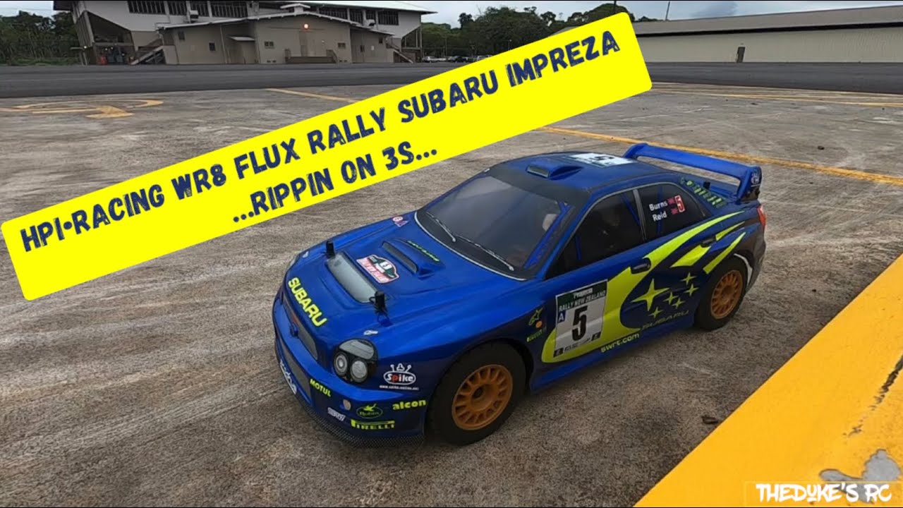 hpi•racing WR8 Flux Rally Subaru Impreza RC Bash “Rippin on 3s”| 🌋RC ...