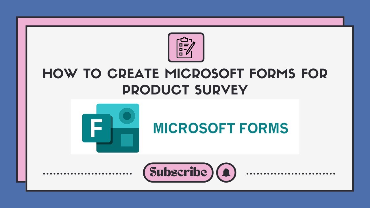 How to Create Microsoft Forms for Product Survey 2024 - YouTube