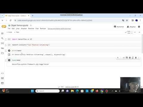 Pengenalan Tensorflow : Membuat Objek Tensor - YouTube