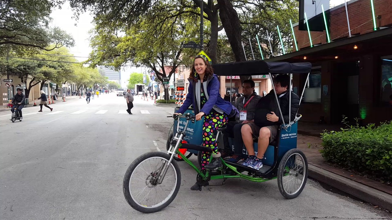 House of Smart - Austin "Pedicab service" - YouTube