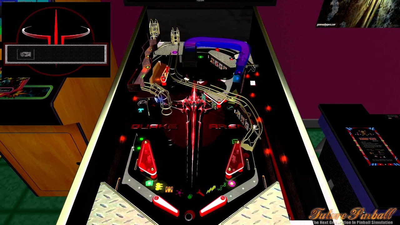 Quake III ARENA Future Pinball Table v0.1 - YouTube