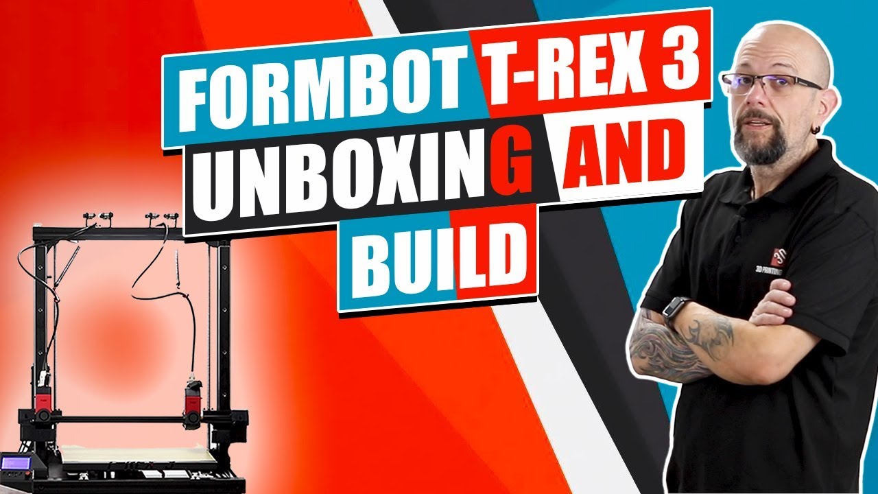 Vivedino Formbot T-Rex 3.0 Unboxing and Build - YouTube