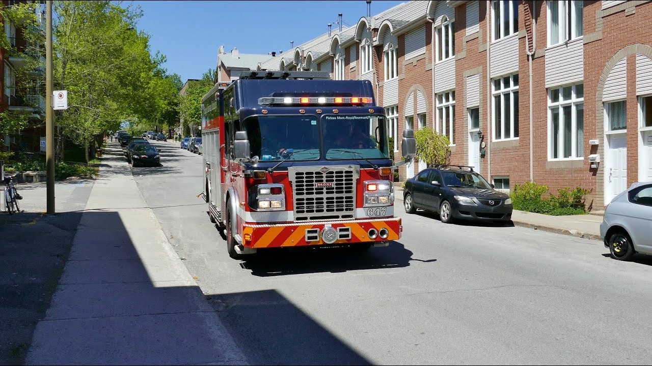 POMPIER DE MONTRÉAL EN ACTION - FIREFIGHTERS FROM MONTREAL IN ACTION ...