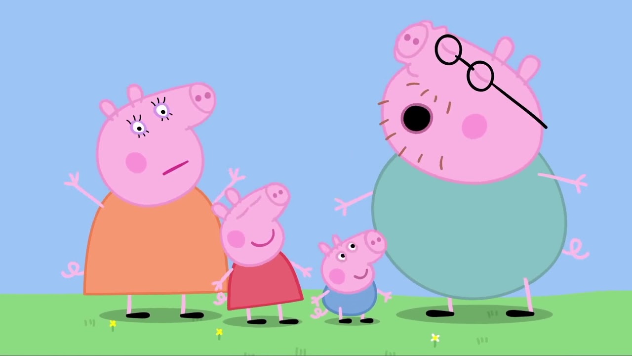 Daddy pigs snorting problem - YouTube