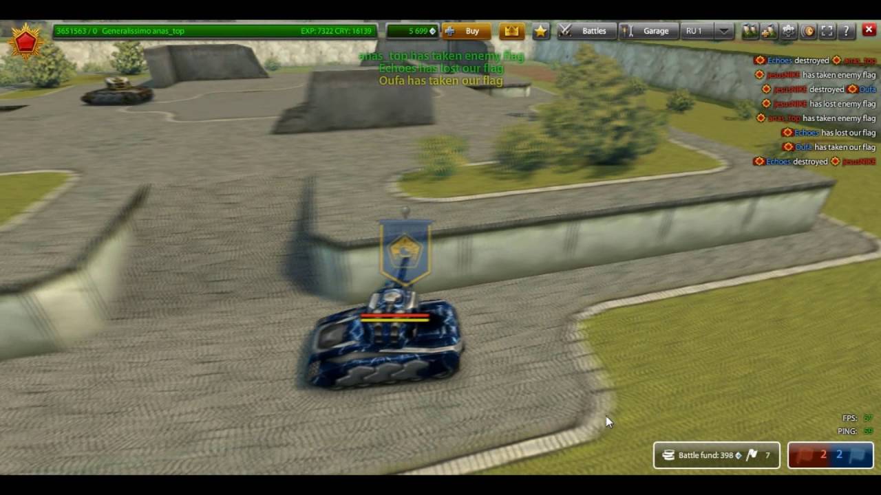 Tanki Online - jesusnike & Anas_top vs Oufa & Random | XP 2-2 | - YouTube